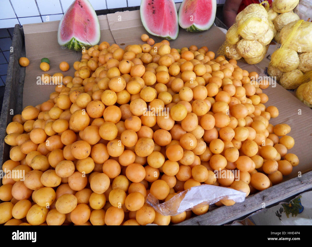 fruit, exotic, vegetable, brazil, tropical, cabbage, market stall, herb ...