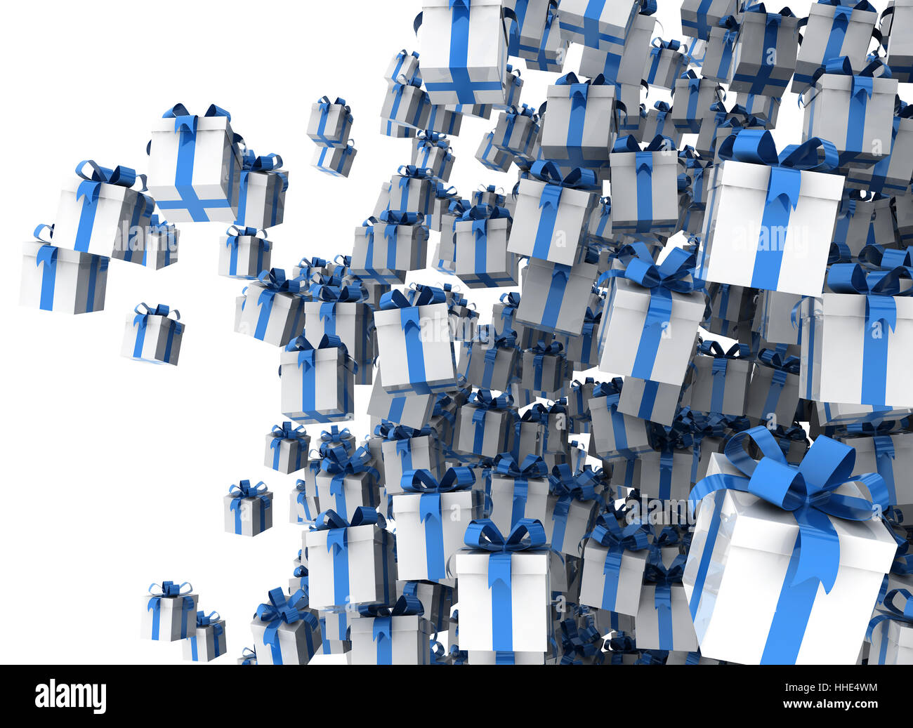 isolated, holiday, gift, box, boxes, backdrop, background, white, many ...