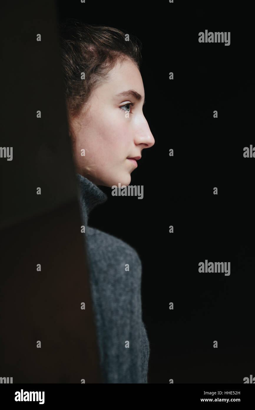 Portrait of thirteen year old teenage girl Stock Photo - Alamy
