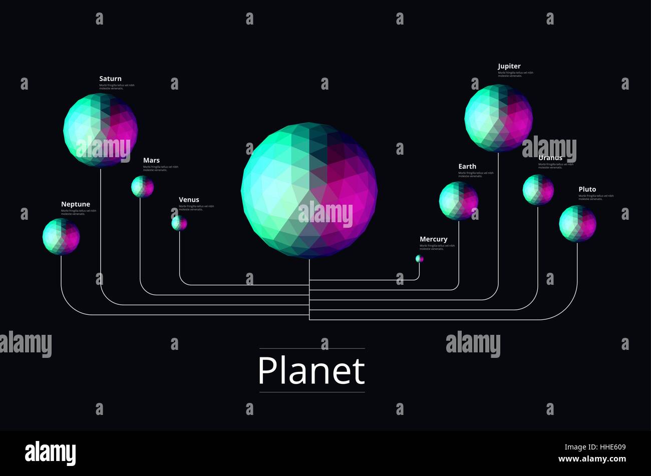Solar system Stock Vector Images - Alamy