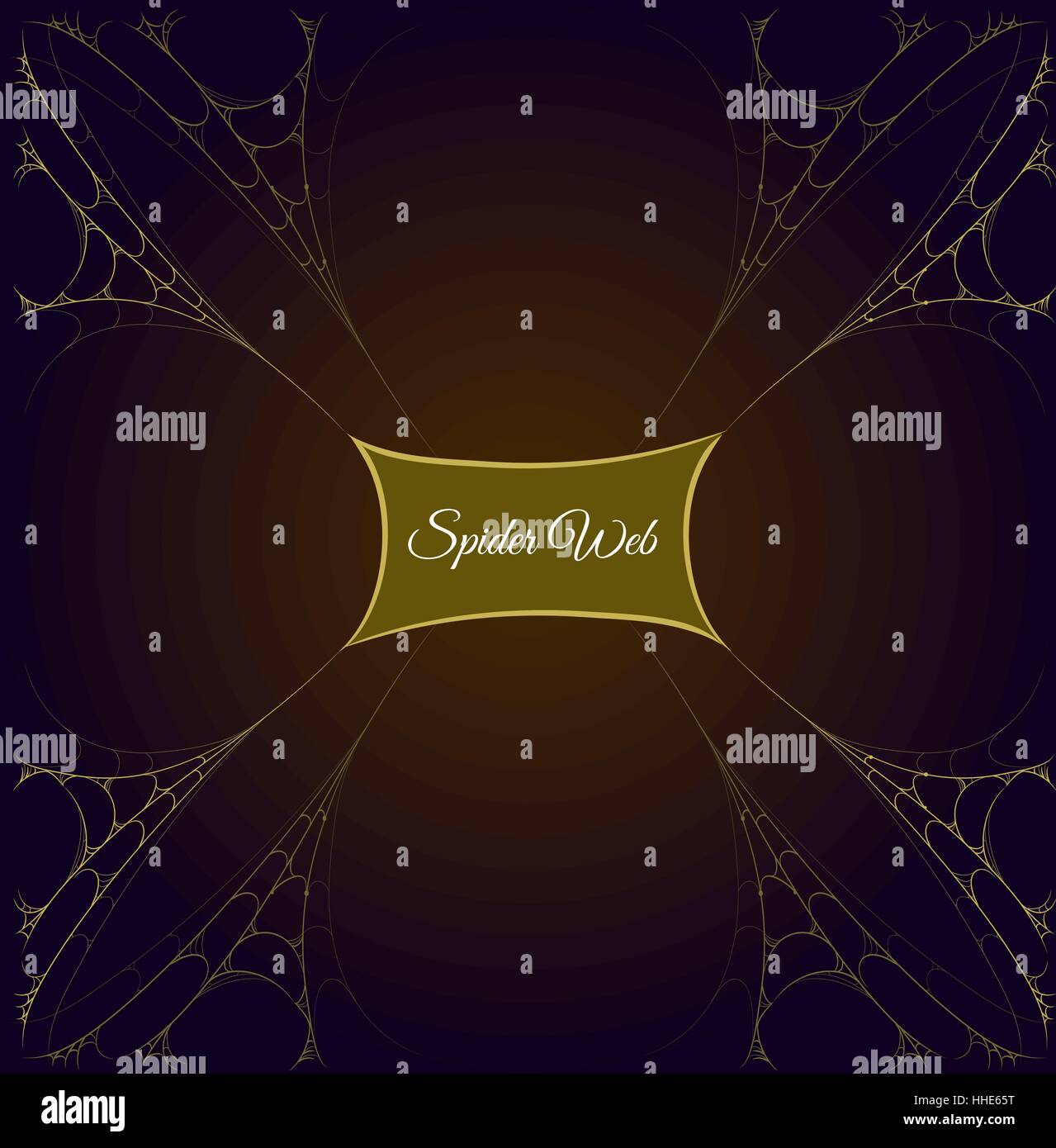 Spider Border Stock Vector Images - Alamy