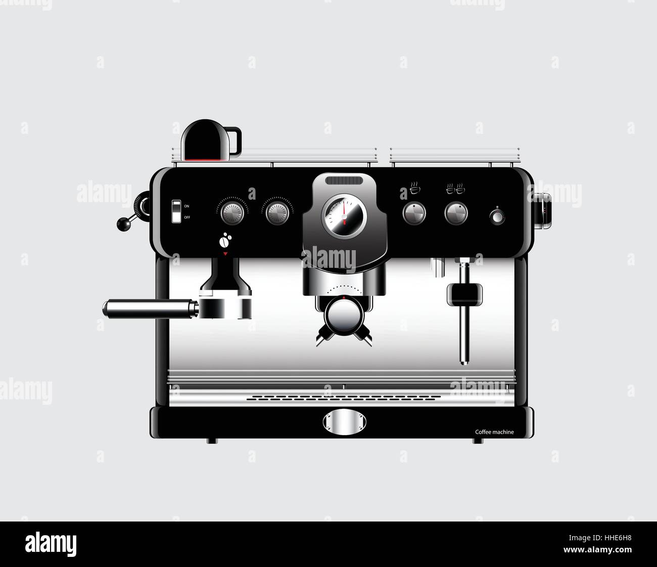 Professional Coffee Machine Stock Vector Images - Alamy
