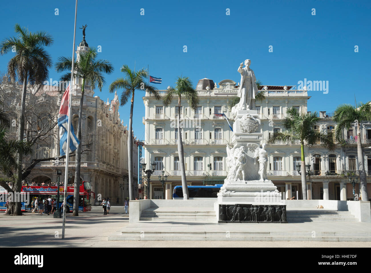 Parque Central in Havana Cuba Stock Photo - Alamy