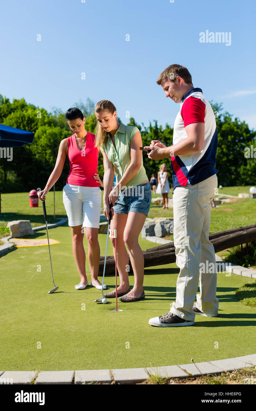 Mini golf score hi-res stock photography and images - Alamy