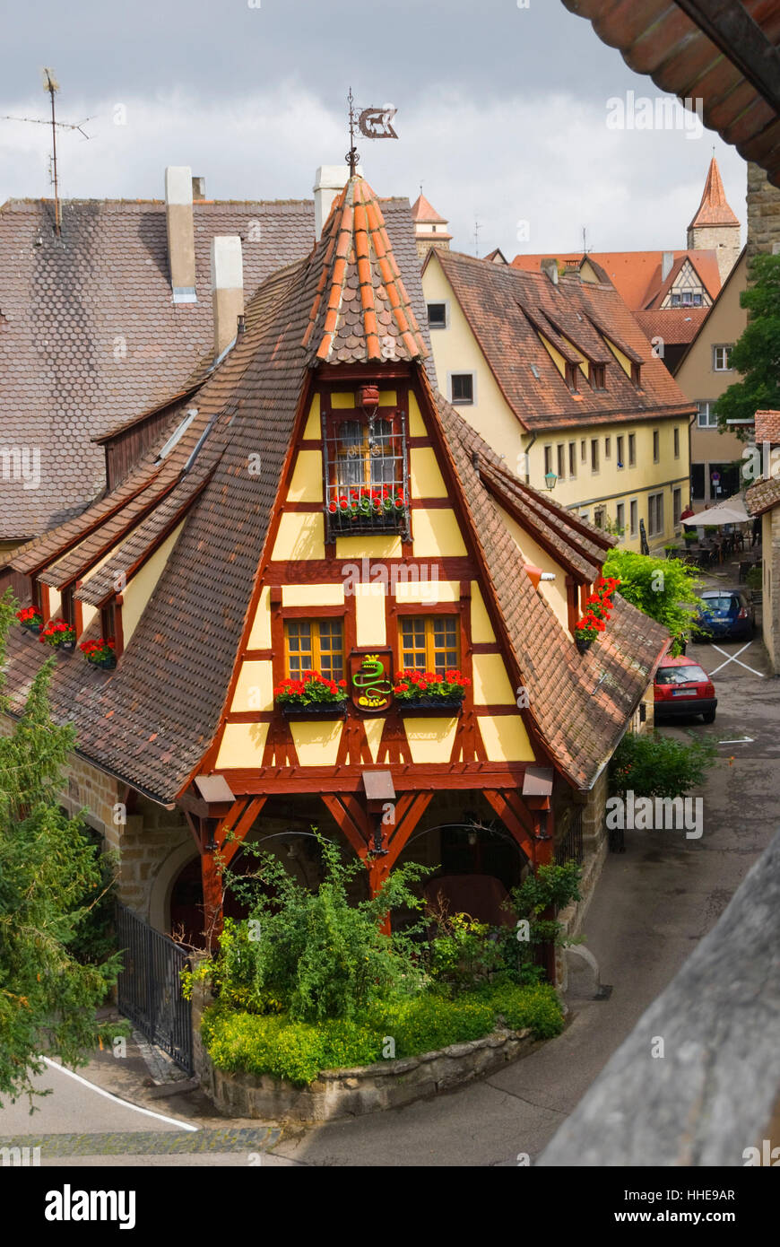 house, building, old town, frame-work, anciently, smithy, forge ...