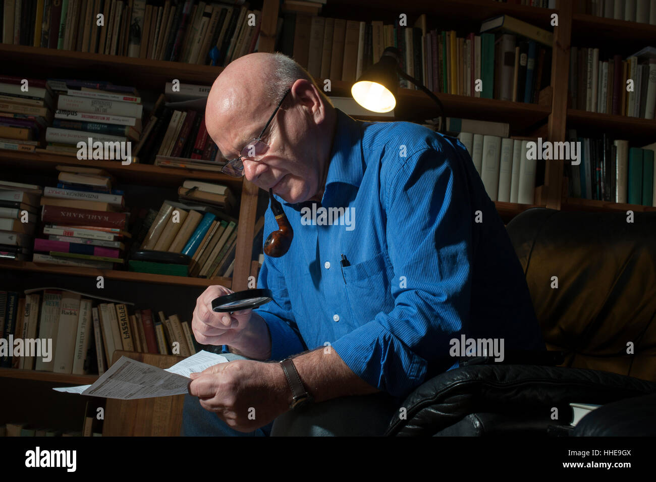 Old Man Smoking Pipe High Resolution Stock Photography and Images - Alamy