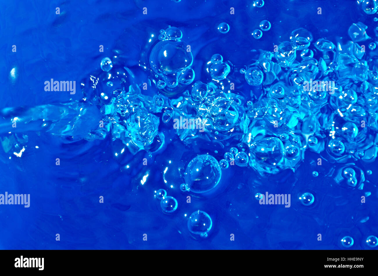 blue, bubbles, blow, whirlpool, fresh, water, drop, drip, drops ...