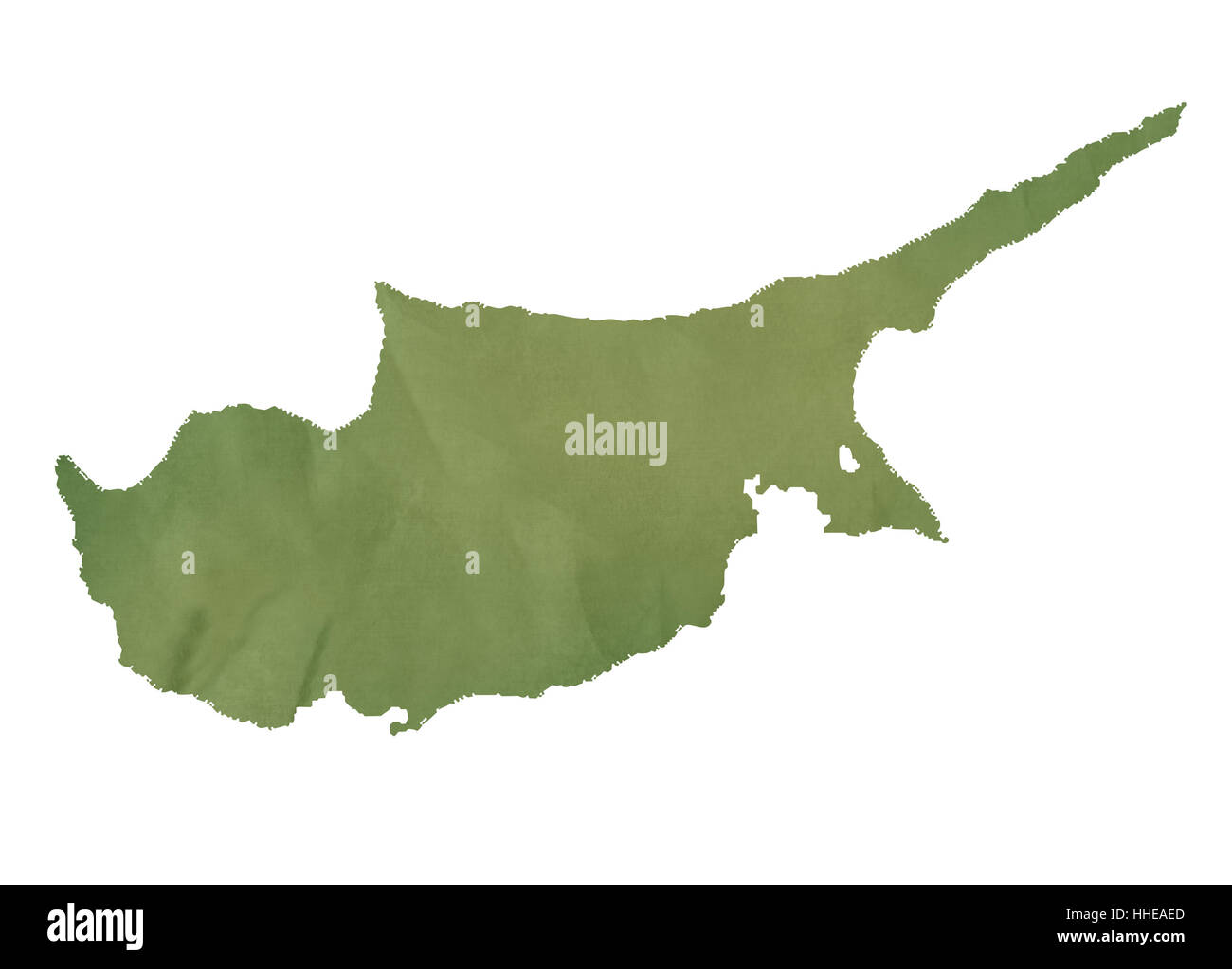 Old cyprus map Cut Out Stock Images & Pictures - Alamy