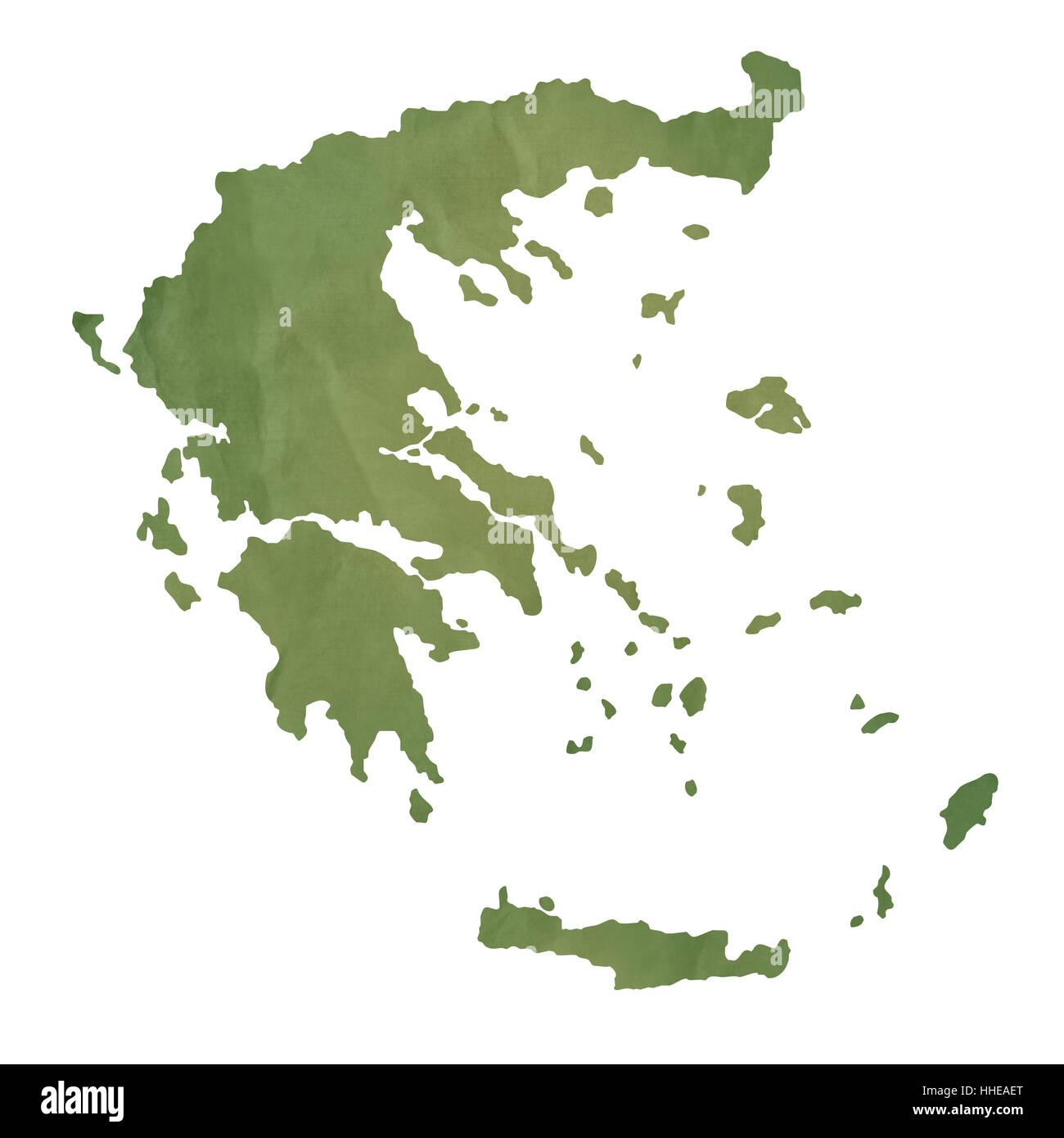 Green greek islands Cut Out Stock Images & Pictures - Alamy