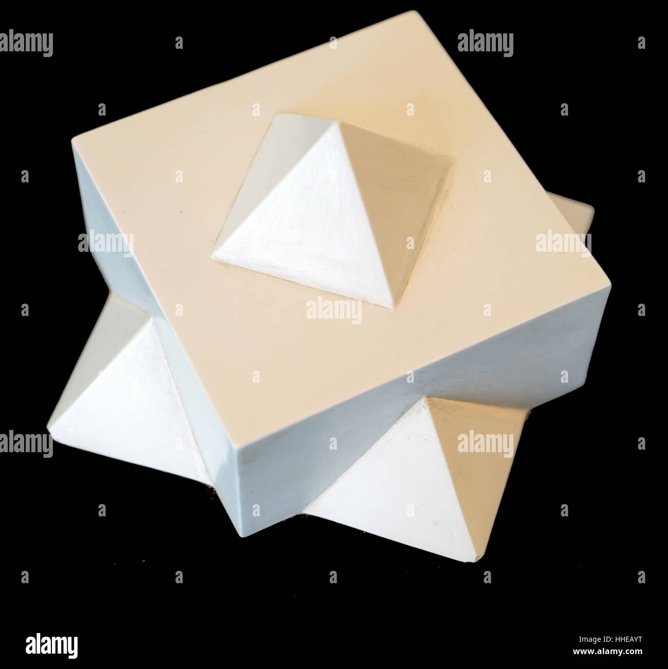 Cast of geometric shape used in the design of Sagrada Familia ...