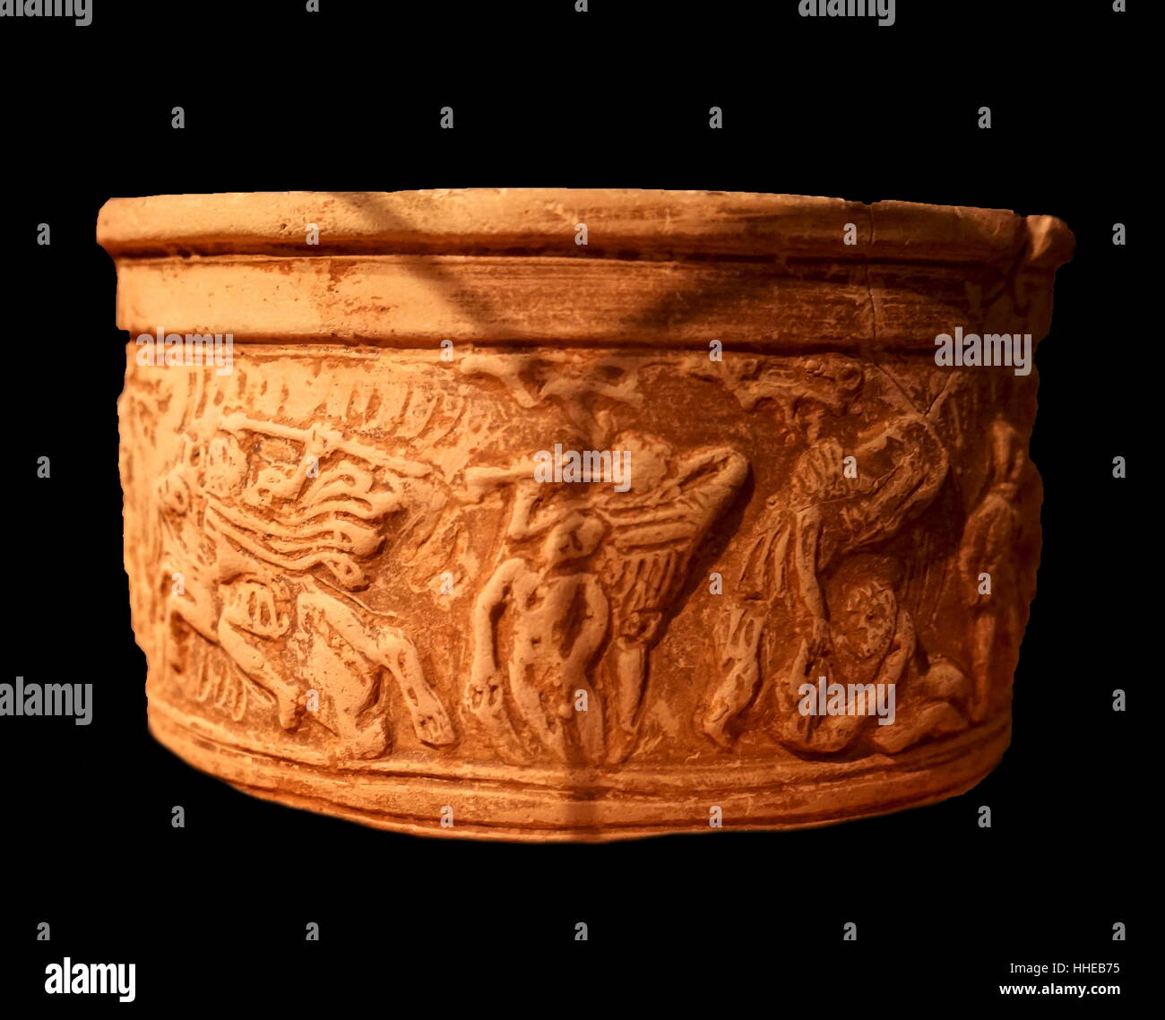 Roman decorated bowl from Corinth, Greece. 2nd-3rd Century AD Stock ...