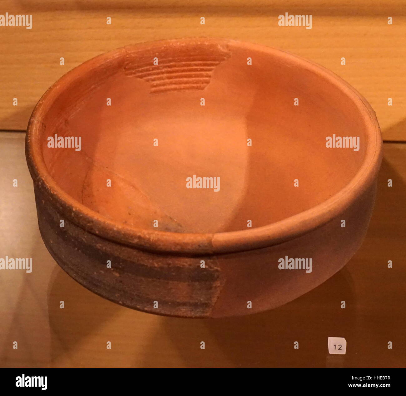 Roman pottery pans from North Africa, in the Roman city, Barcelona ...