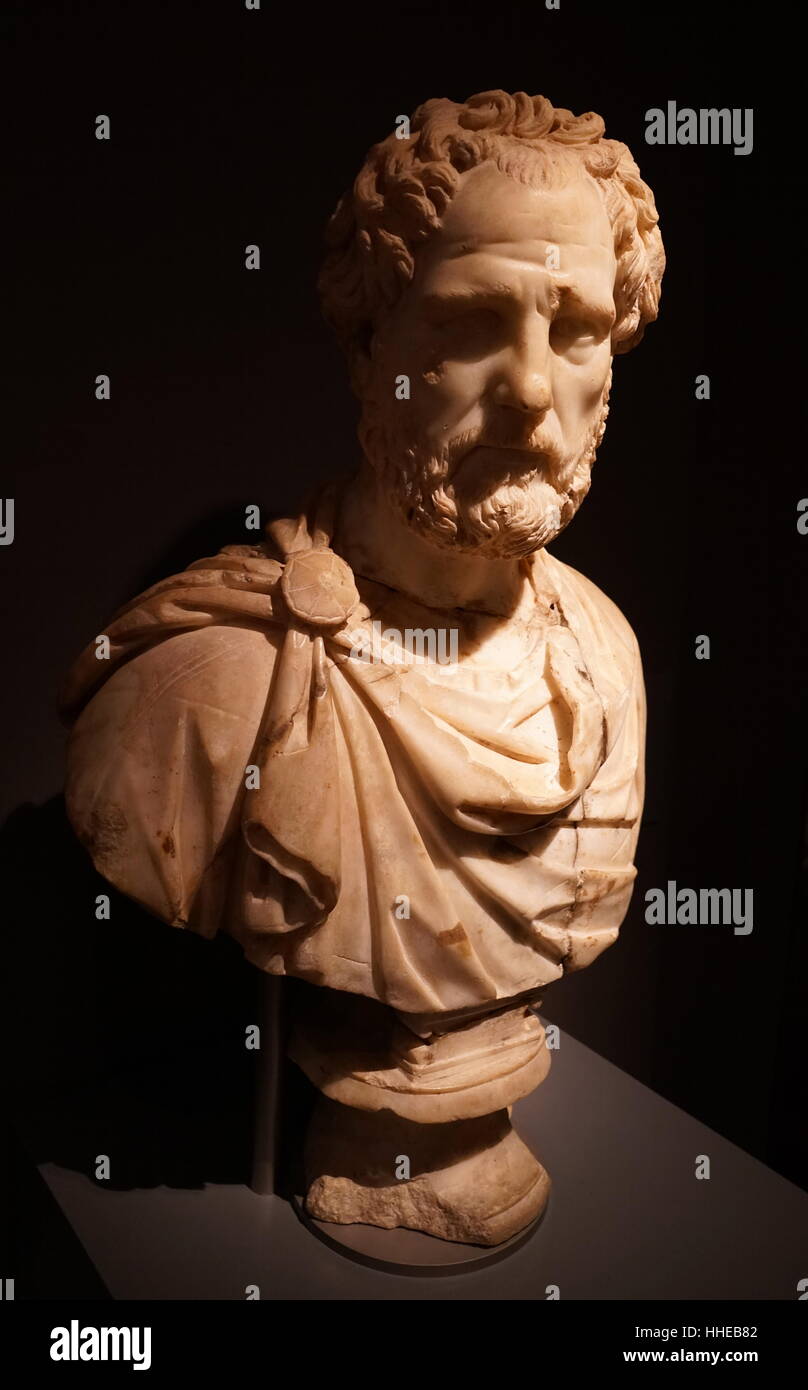 Roman marble bust of an unknown nobleman, 2nd century AD Stock Photo ...