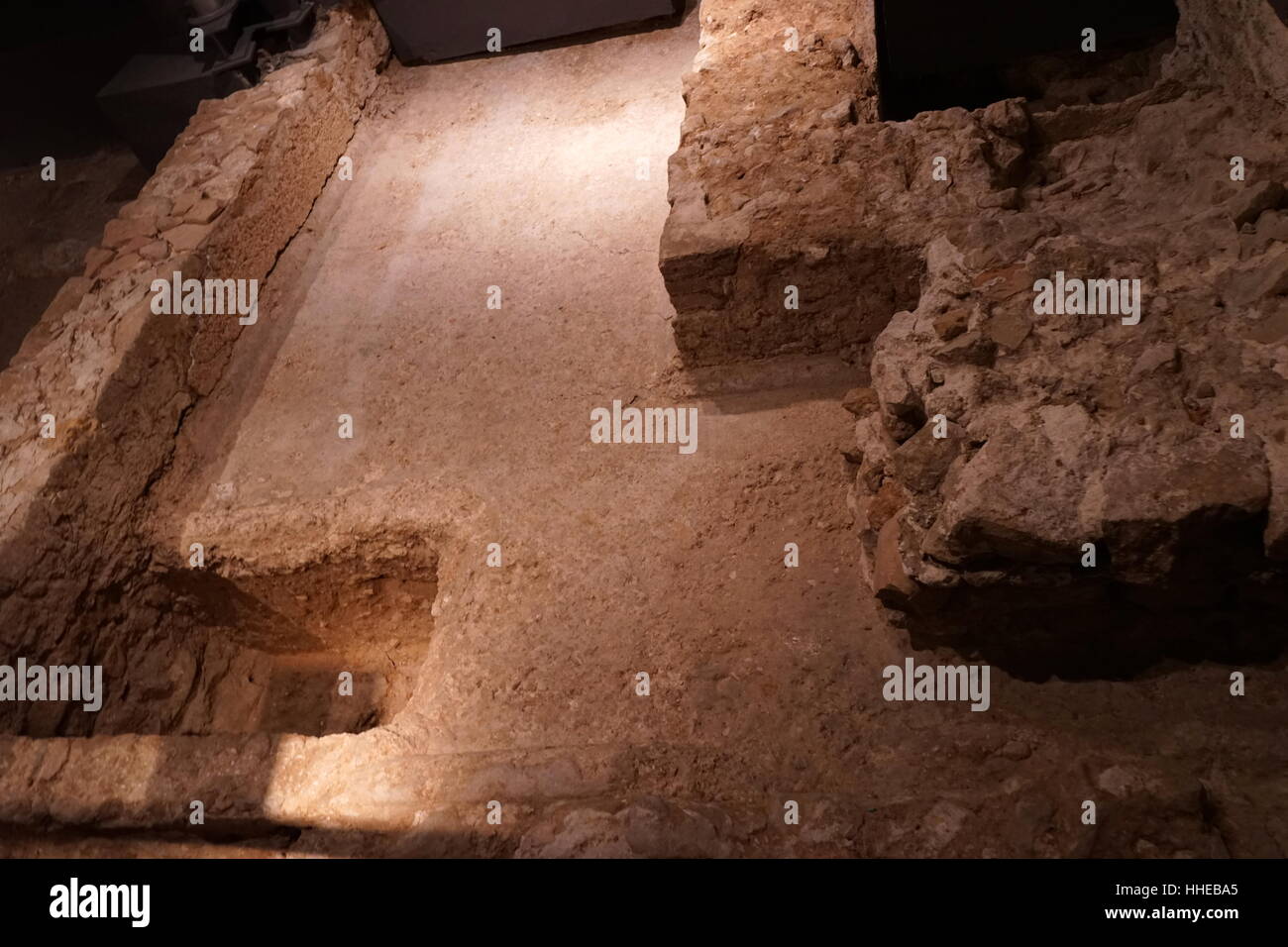 Fermentation; chamber; Wine making; facility; Roman; city, Barcelona ...