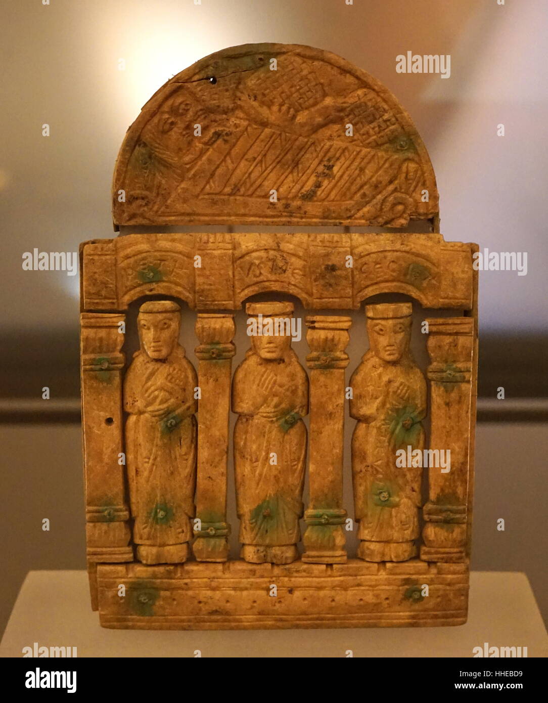 Christian reliquary altar, from Cologne, Germany 13th Century Stock ...