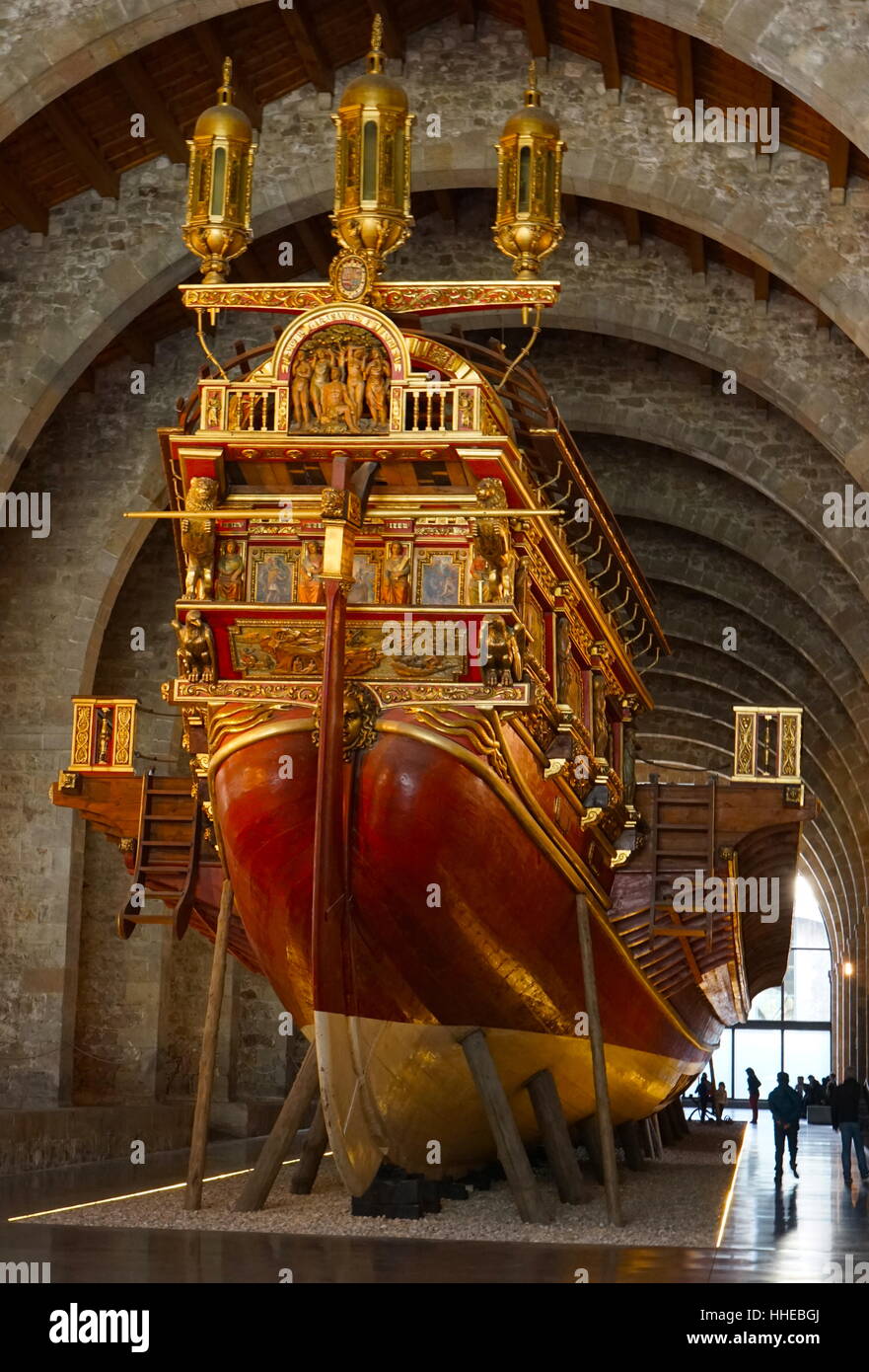 Replica of the Royal Flagship of Don John of Austria which led the ...