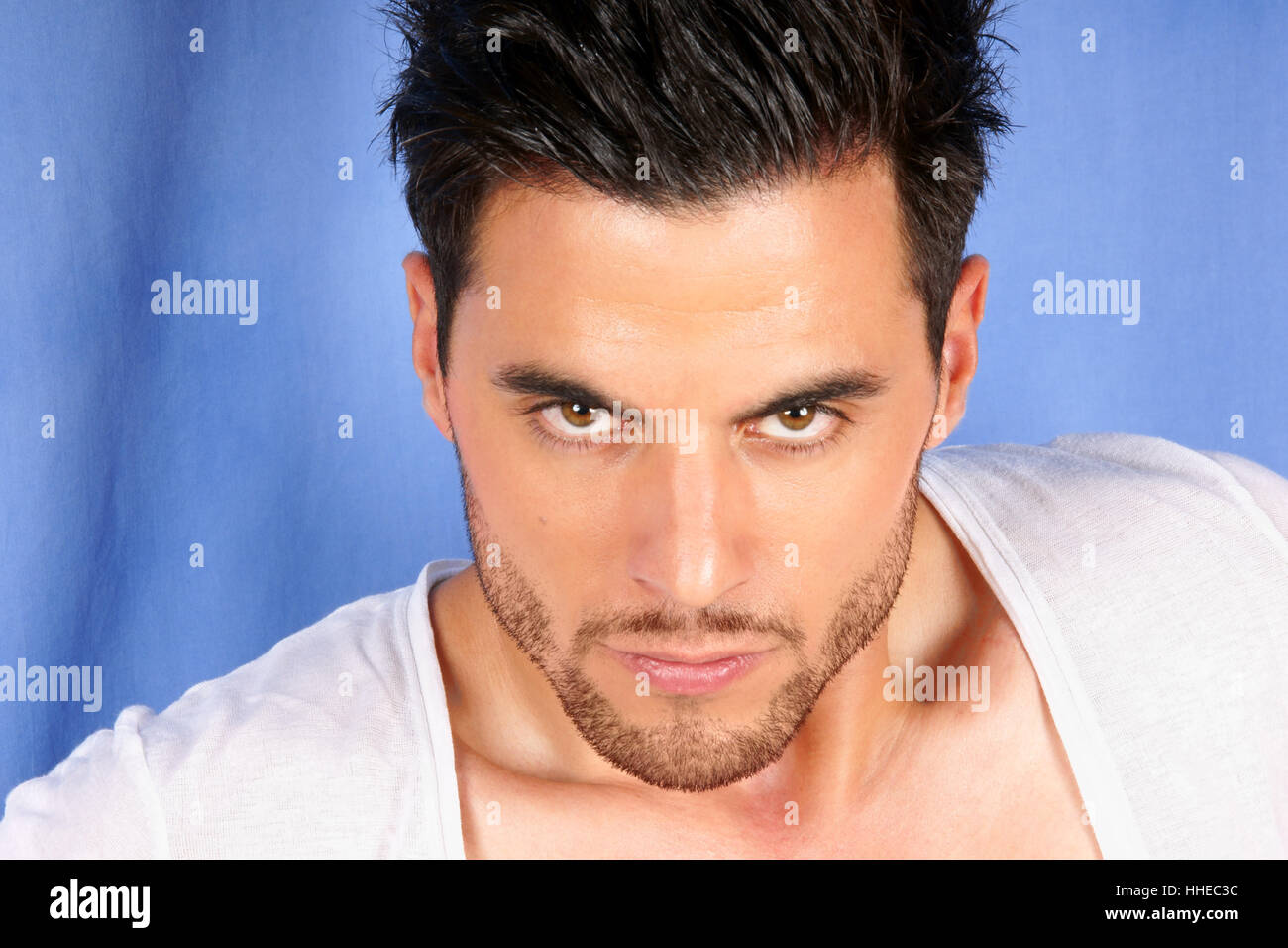 guy, male, masculine, portrait, blank, european, caucasian, serious ...