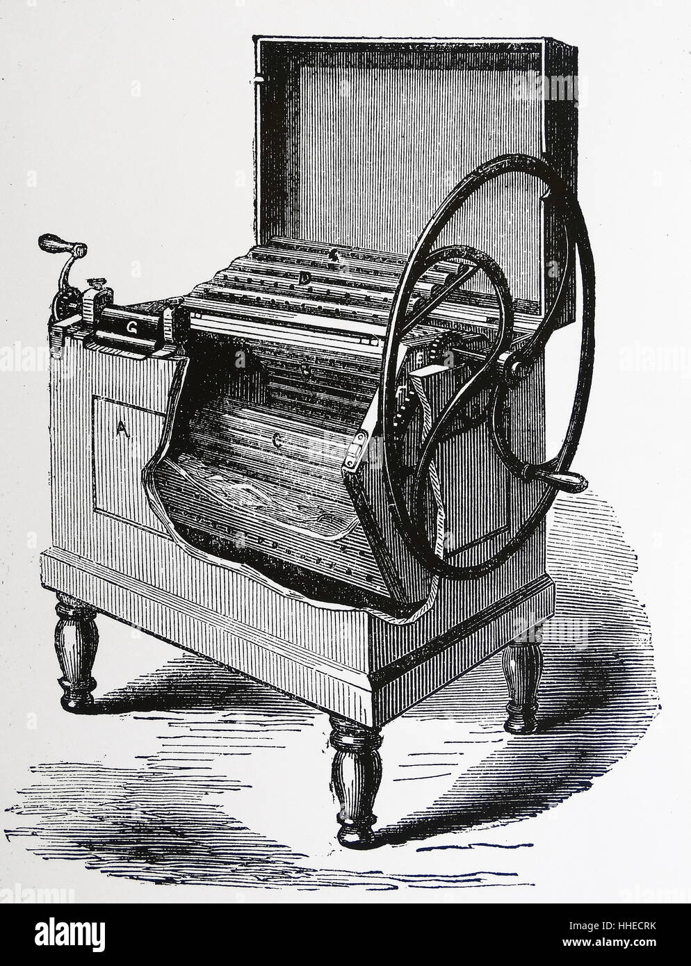 Hand washing laundry 19th century High Resolution Stock Photography and ...