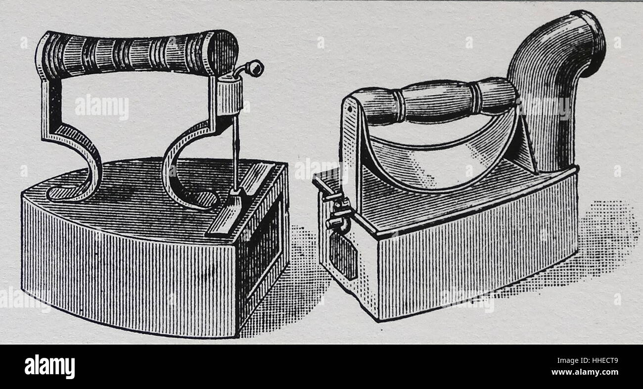 BOX IRON : Heater placed in body of iron from back: when cool was ...