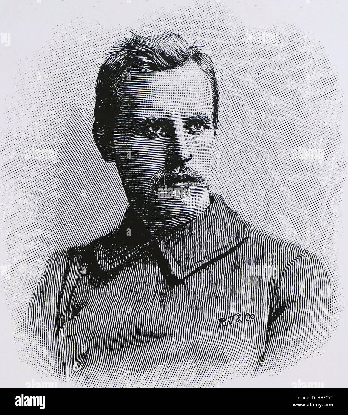 Fridtjof NANSEN (1861-1930) at the age of 33, Nansen was a Norwegian ...