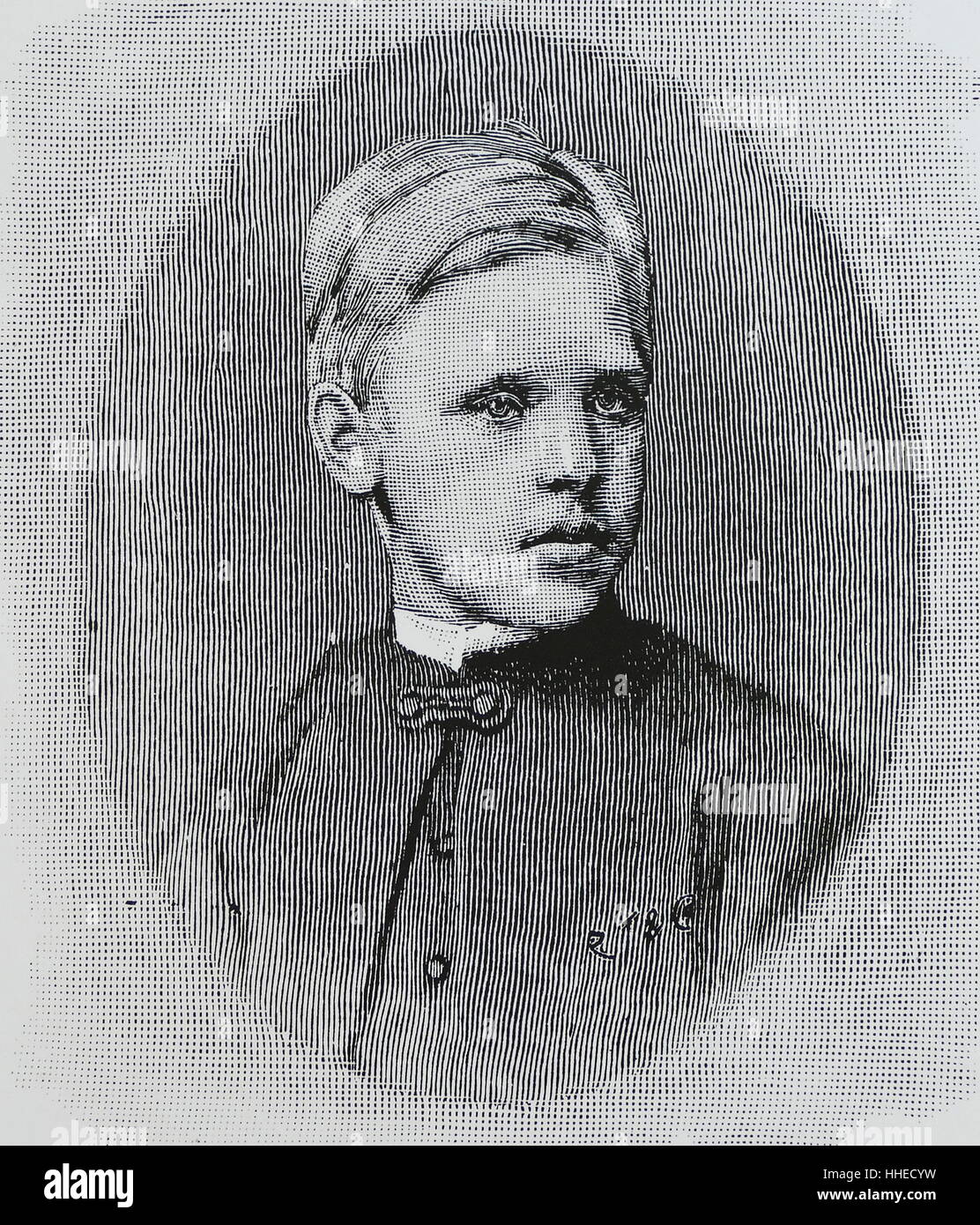 Fridtjof NANSEN (1861-1930) at the age of 12. Nansen was a Norwegian ...