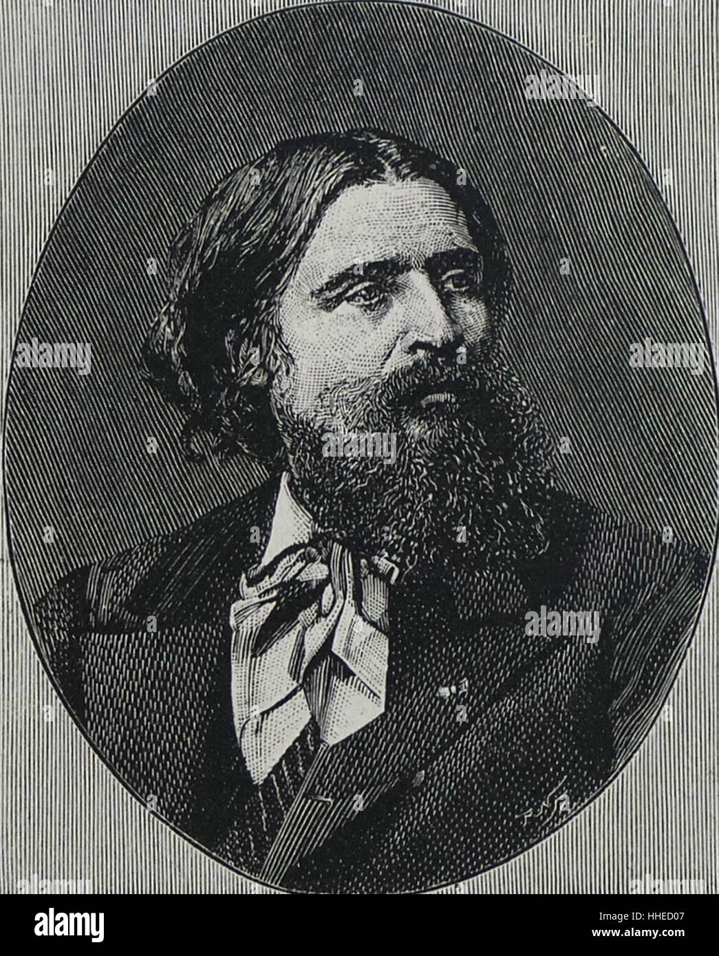 Alphonse Daudet (1840-1897). French poet, novelist, playwright and ...