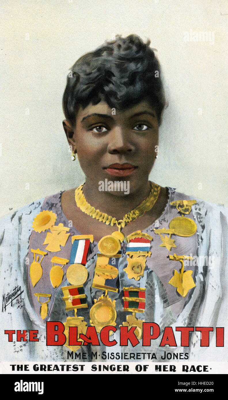 Matilda Sissieretta Joyner Jones, known as Sissieretta Jones, (1868 ...