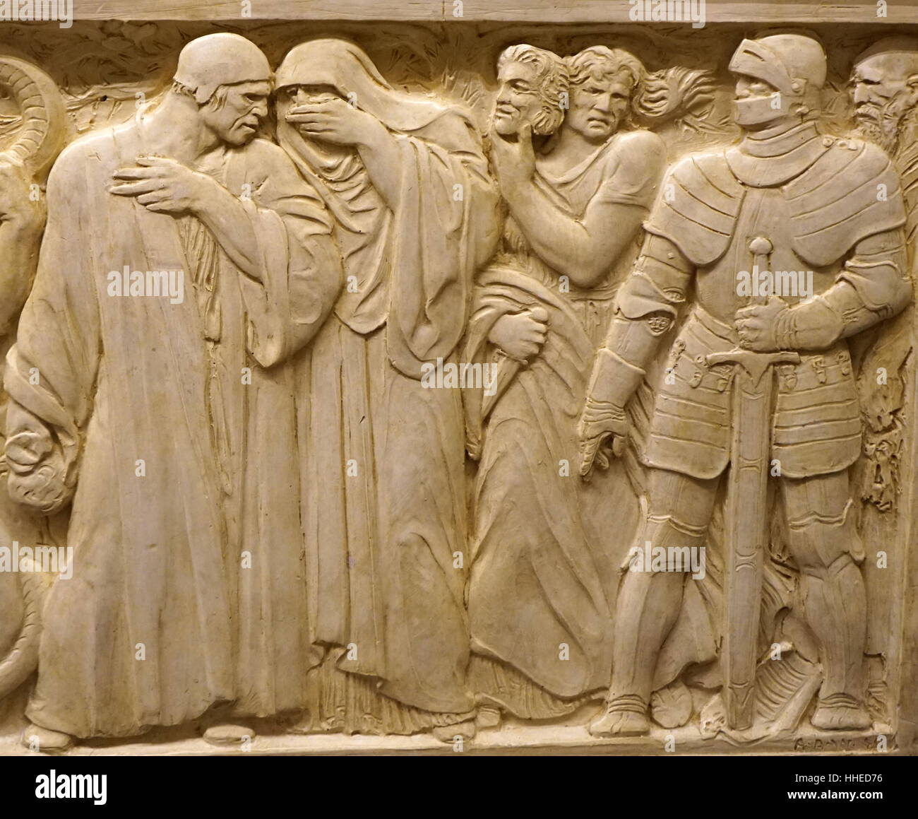 Relief depicting Corruption, Slander, Deception and Despotic Power. US ...