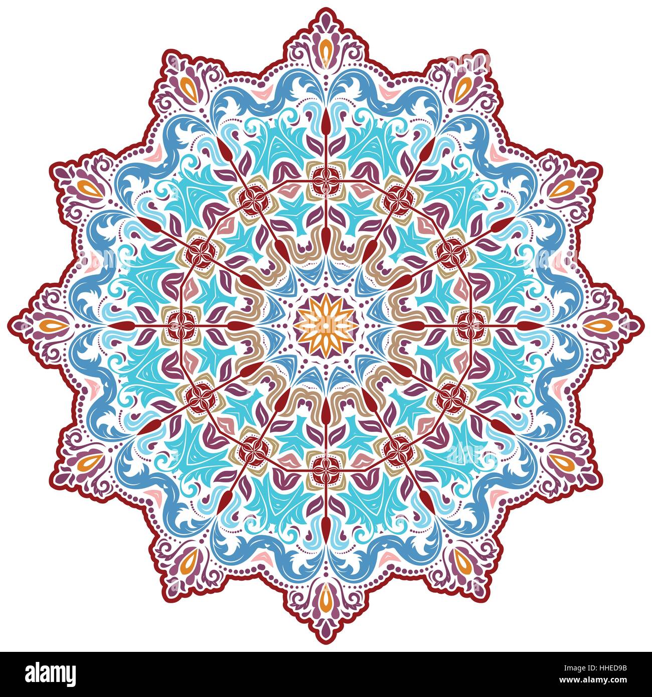 Oriental Abstract Vector Pattern Stock Vector Image & Art - Alamy