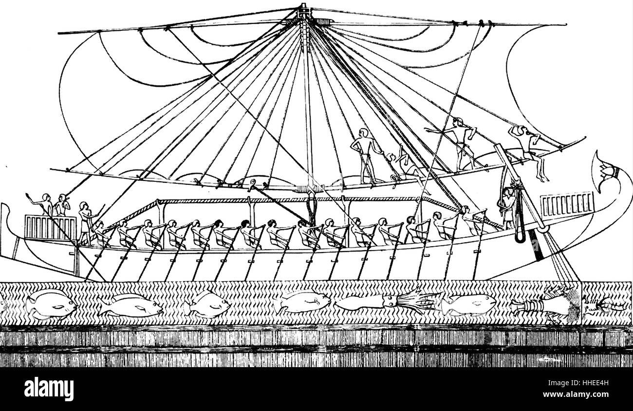 Authentic Egyptian Queen Hatshepsut Drawing