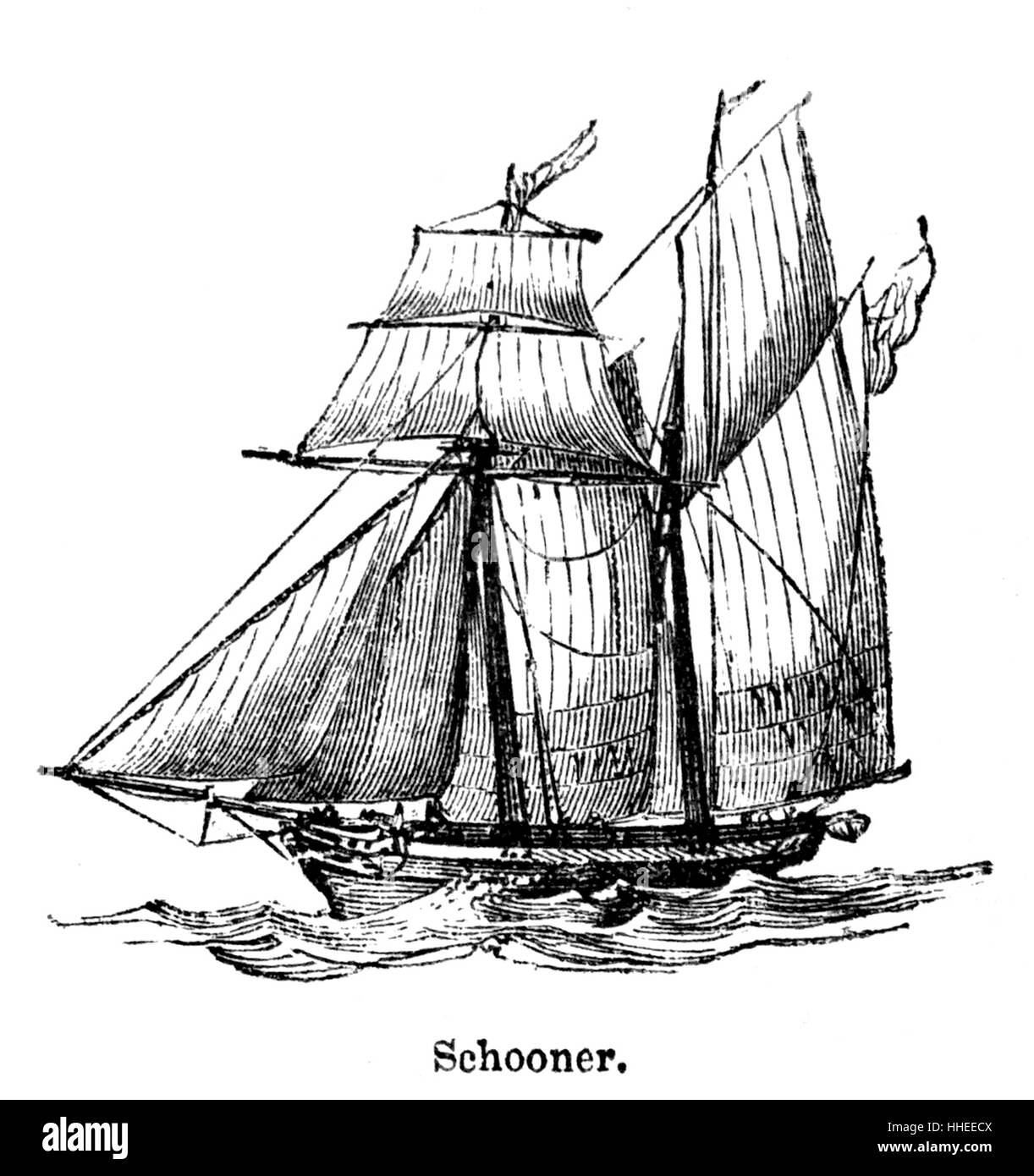 19th century schooner hi-res stock photography and images - Alamy