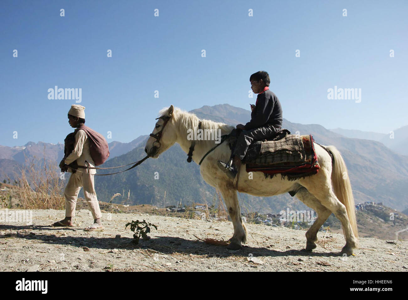 THE BLACK HEN, (aka KALO POTHI), from left: Khadka Raj Nepali, Sukra ...