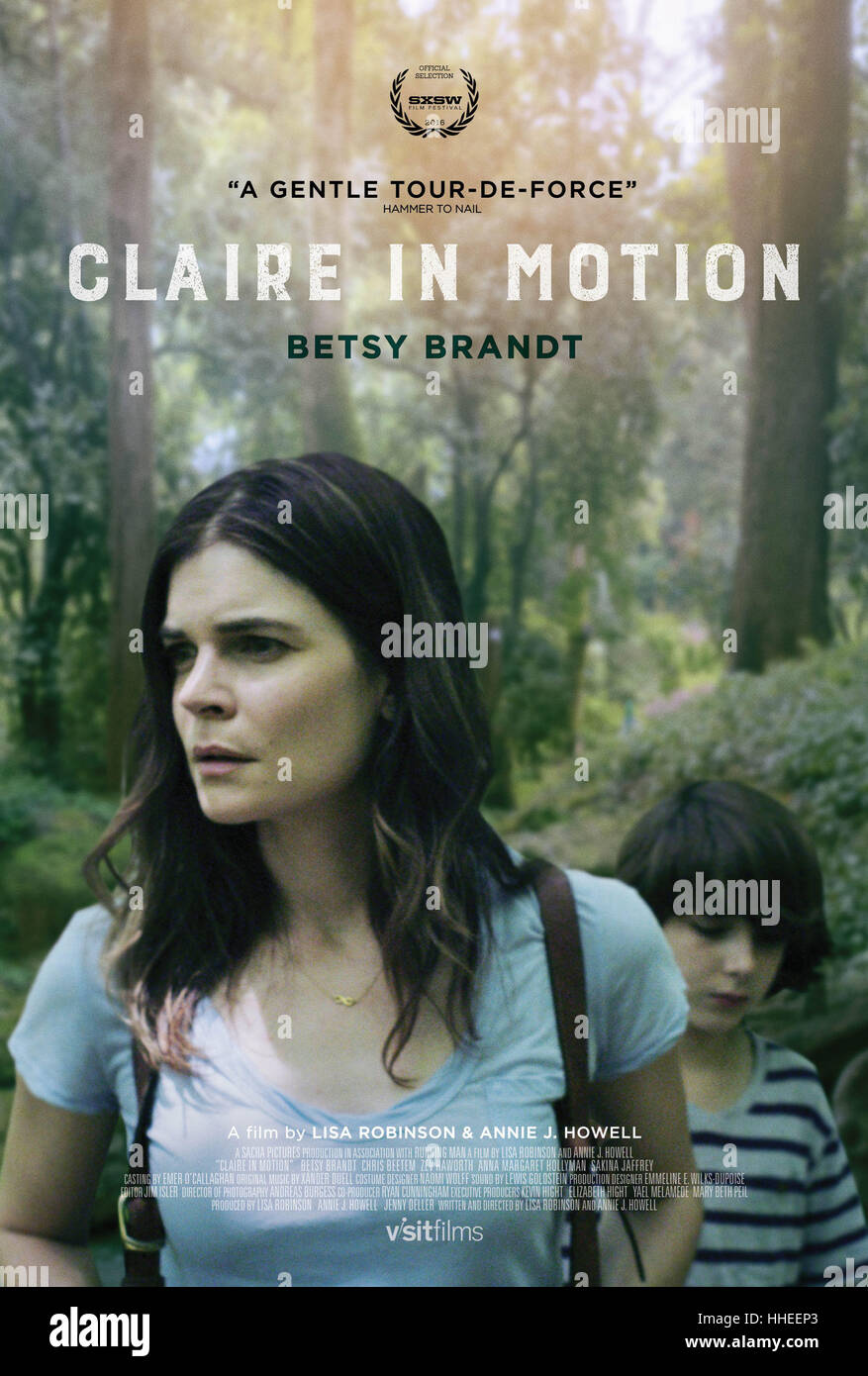CLAIRE IN MOTION, poster, from left: Betsy Brandt, Zev Haworth, 2016 ...