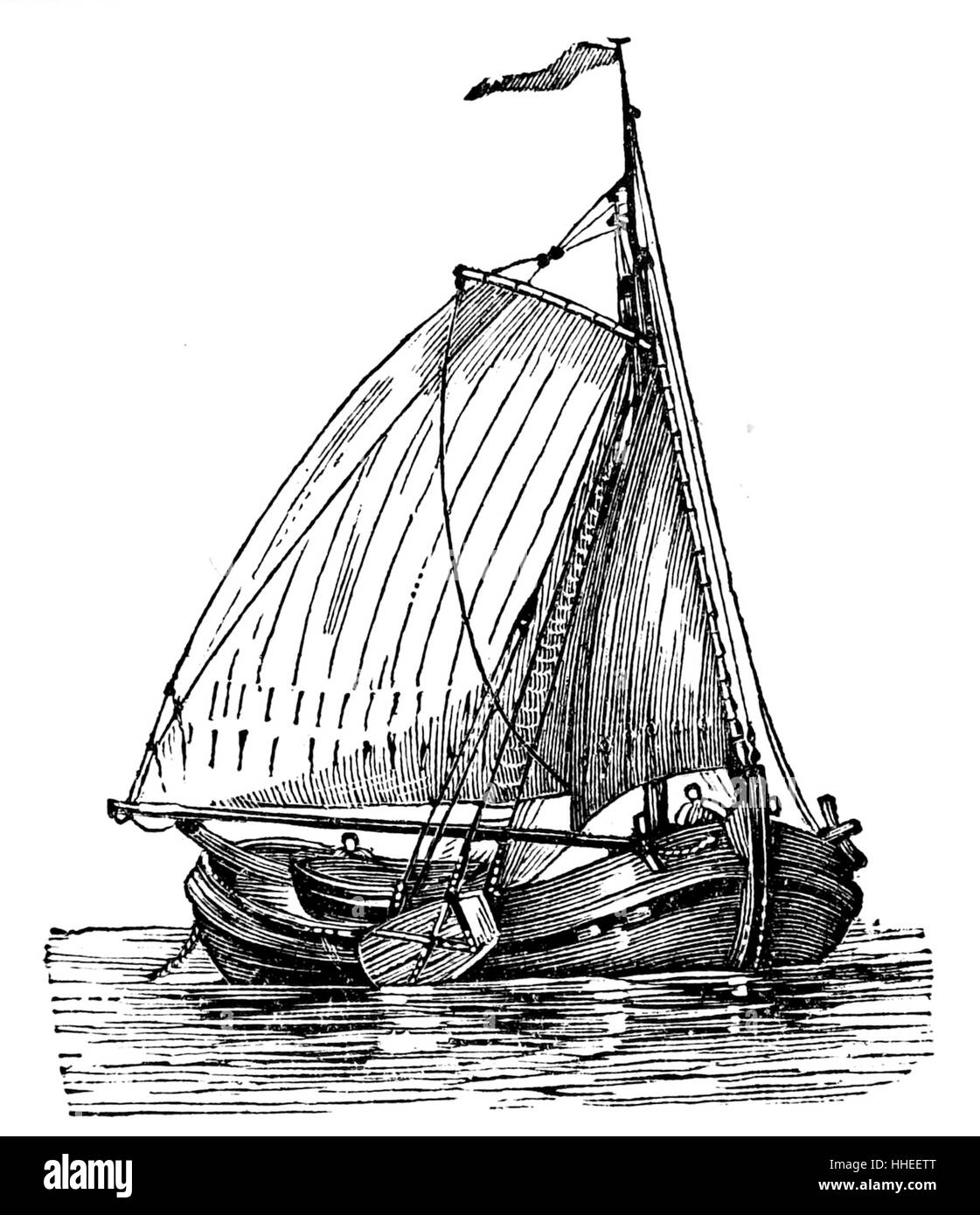 19th century fishing boat in hi-res stock photography and images - Alamy