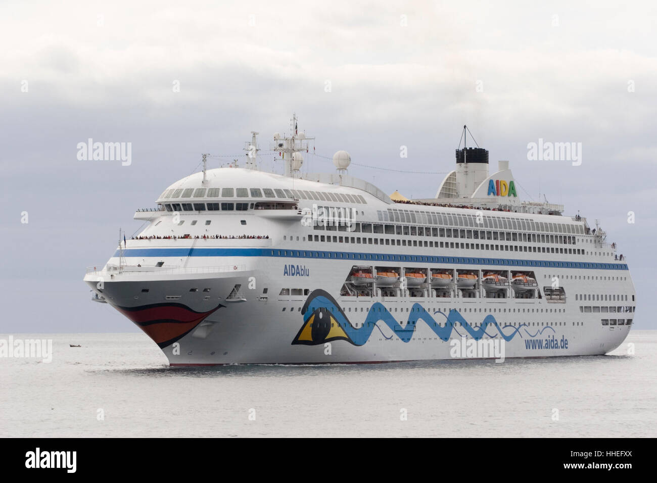 Cruise ship AIDAblu Stock Photo - Alamy