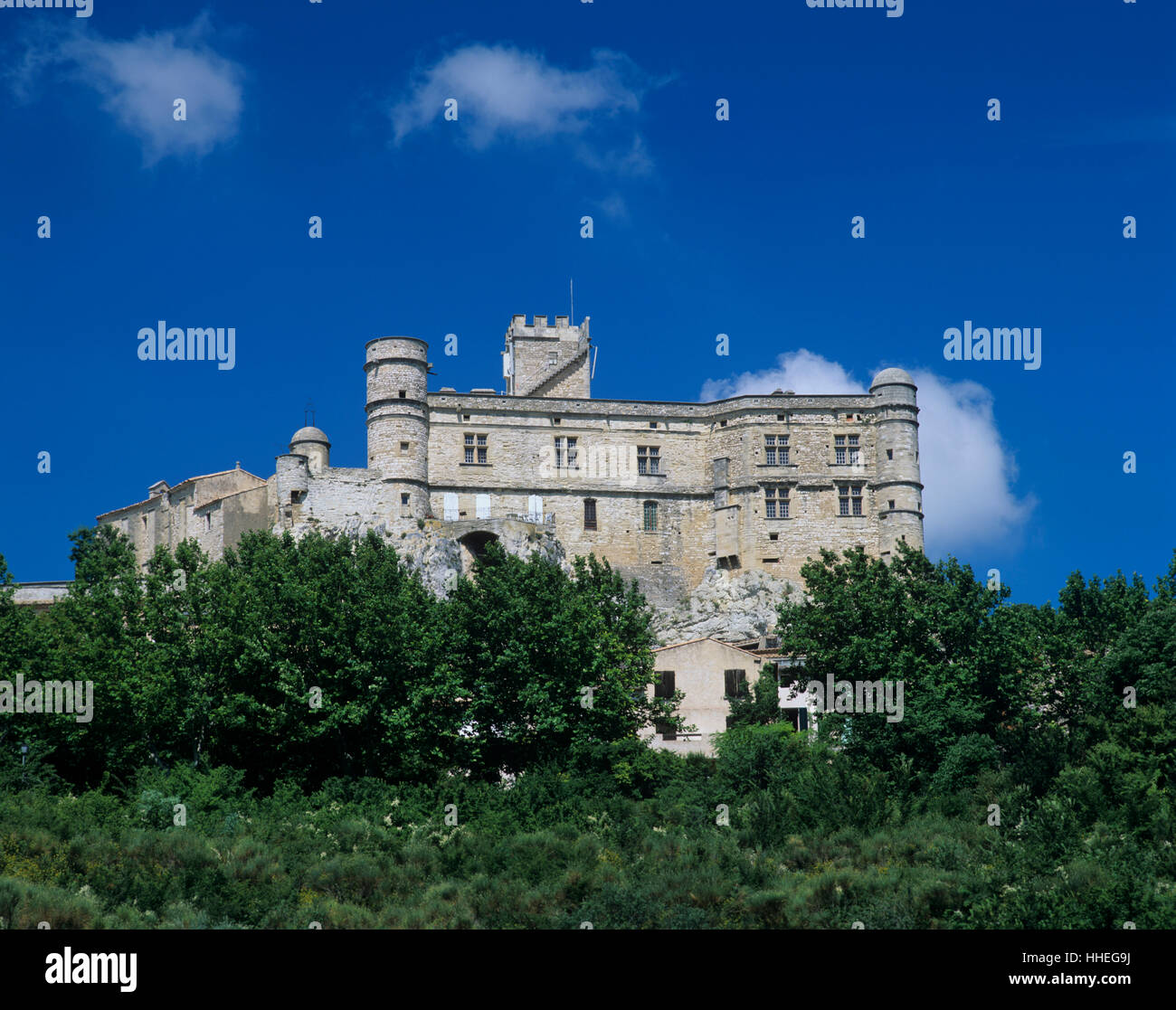 Castle of Le Barroux, Provence, France Stock Photo - Alamy