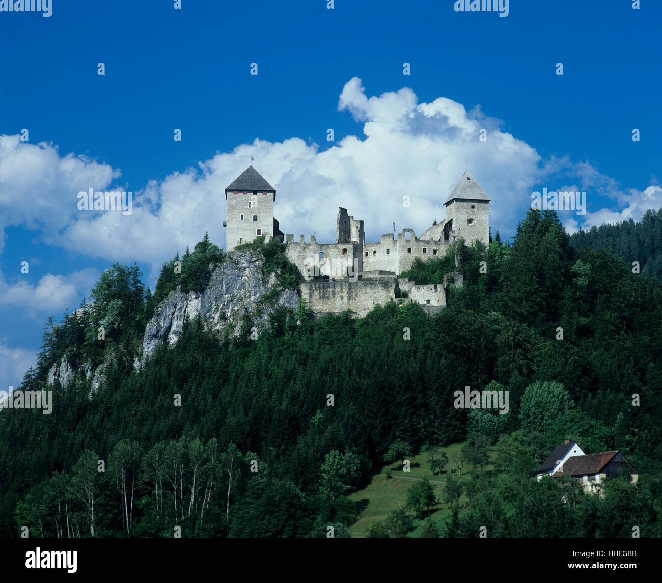 Castle Gallenstein in St. Gallen, Styria, Austria Stock Photo - Alamy