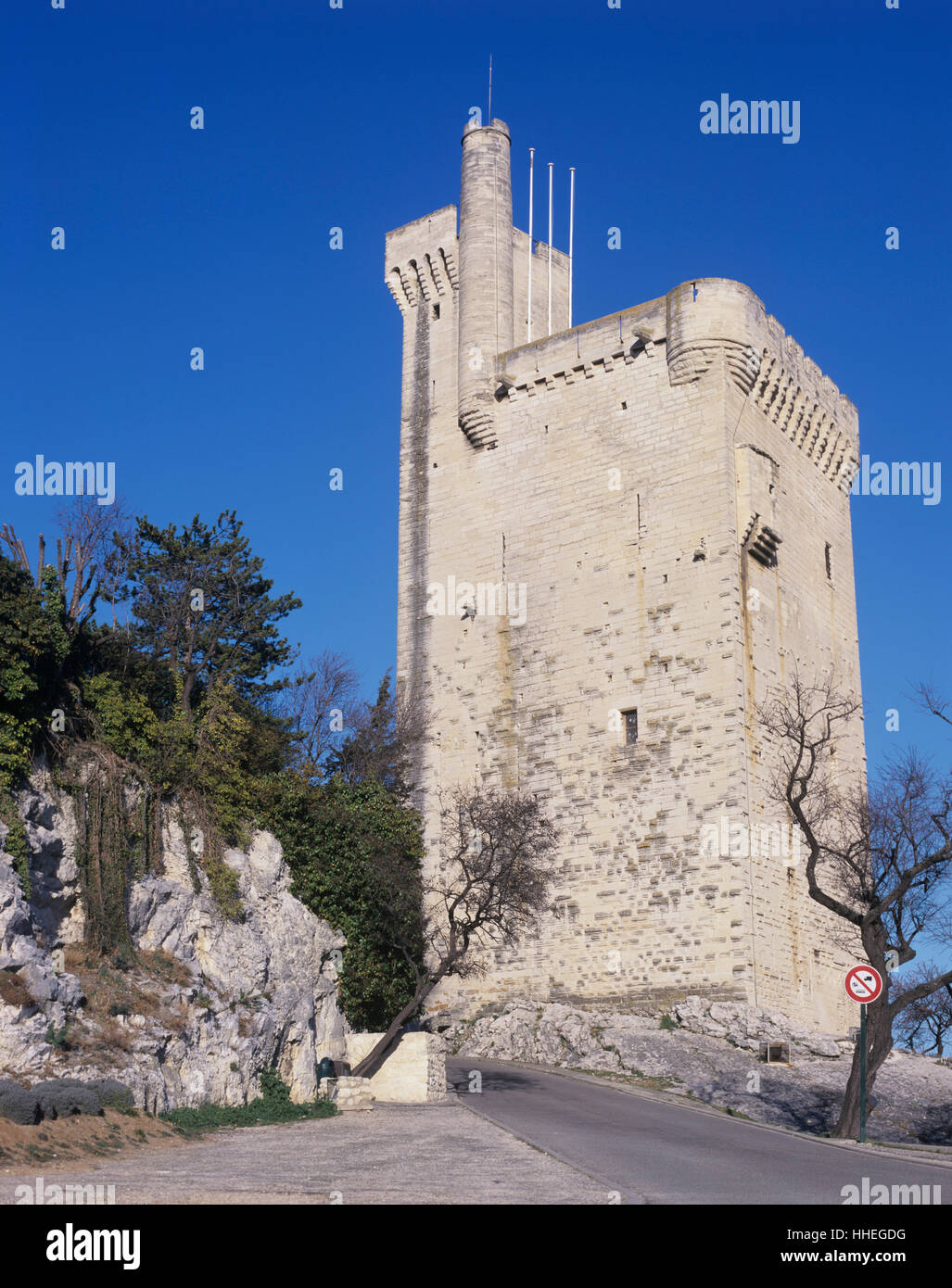 Tour Phillipe le Bel, France, Provence, Villeneuve les Avignon Stock ...