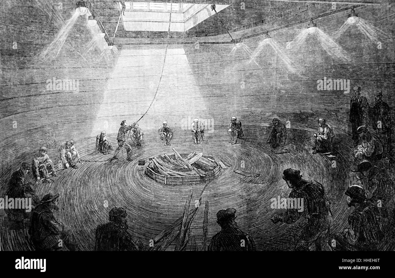 Engraving depicting the 'Great Eastern' used during the creation of the ...