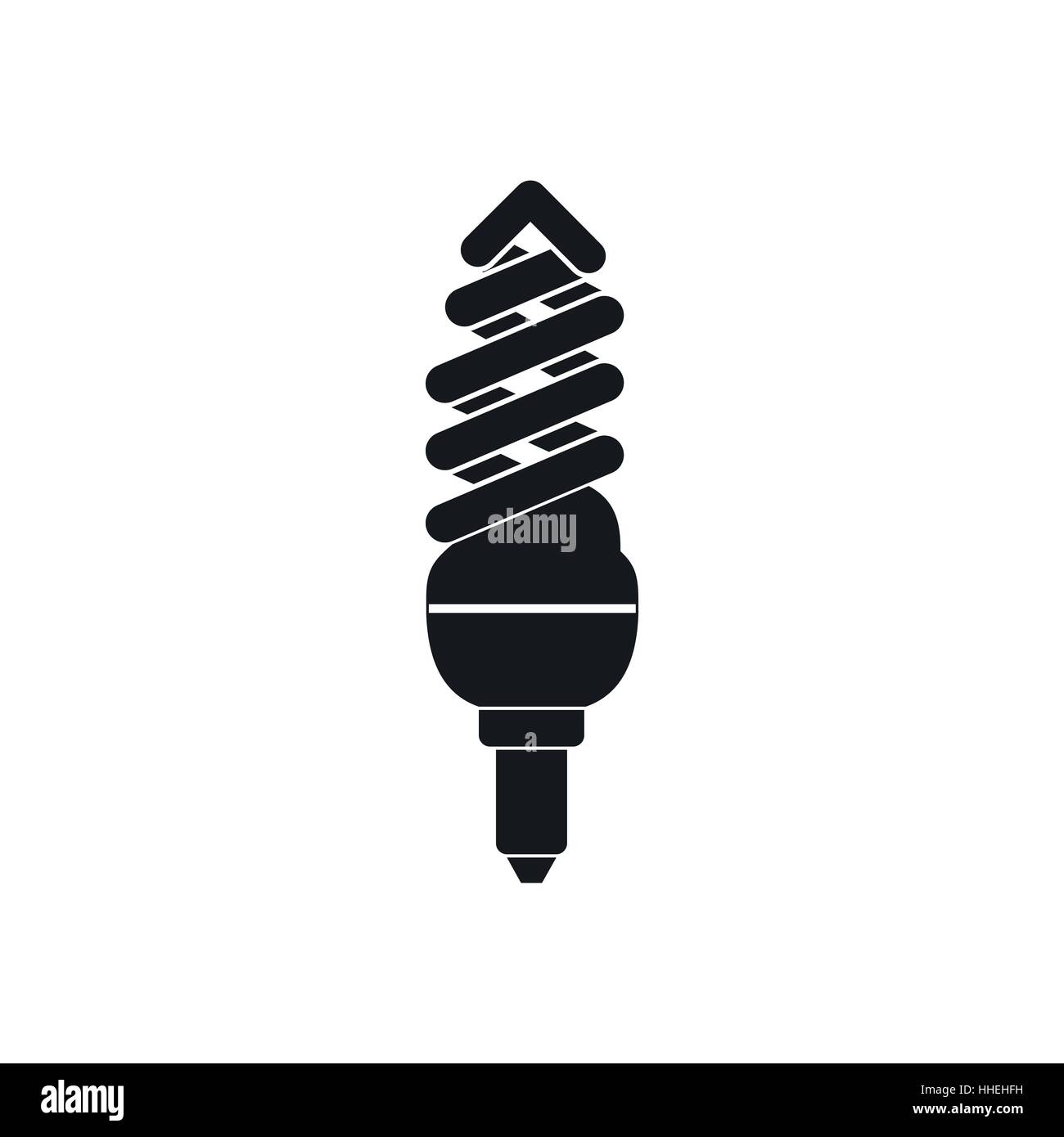 Fluorescent lamp icon, simple style Stock Vector Image & Art - Alamy