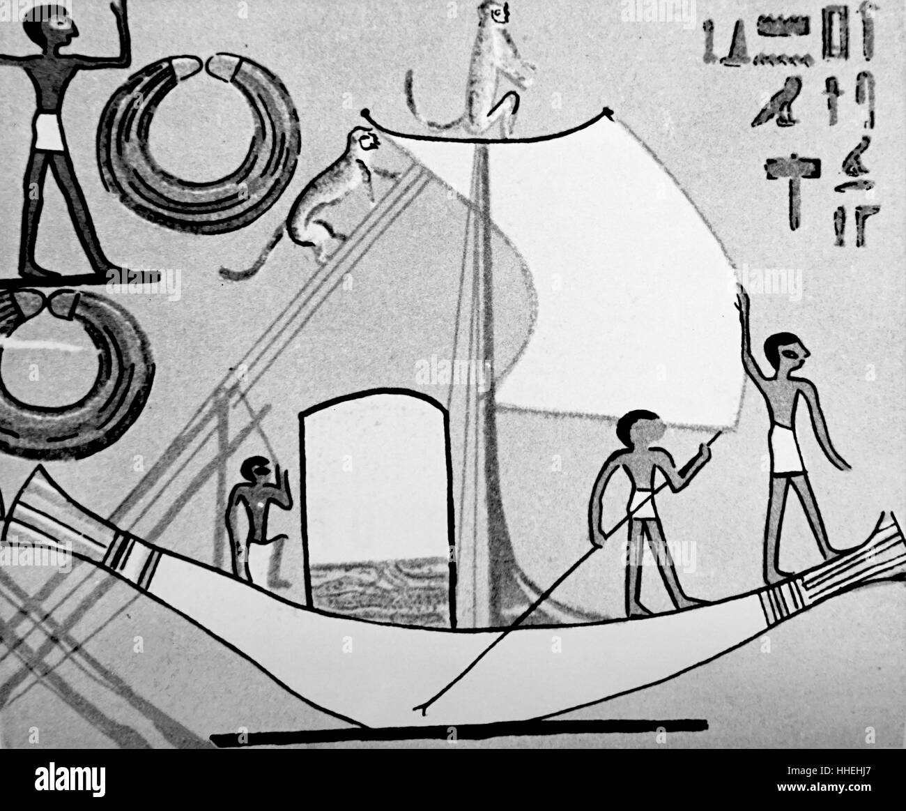 Felucca boat Black and White Stock Photos & Images - Alamy