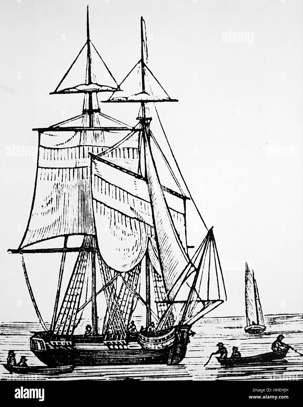 19th century brig hi-res stock photography and images - Alamy