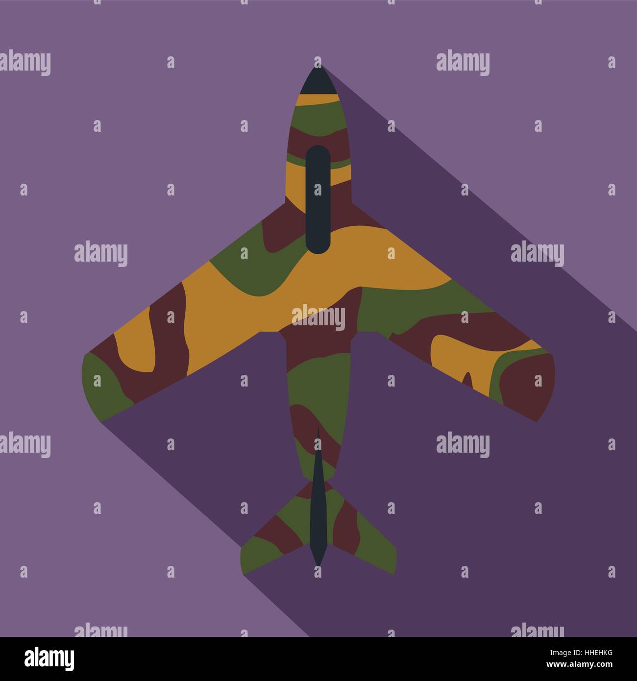 Air force plane icon, flat style Stock Vector Image & Art - Alamy