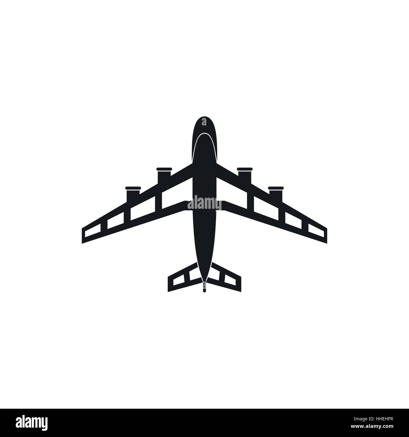 Military fighter jet icon, simple style Stock Vector Image & Art - Alamy