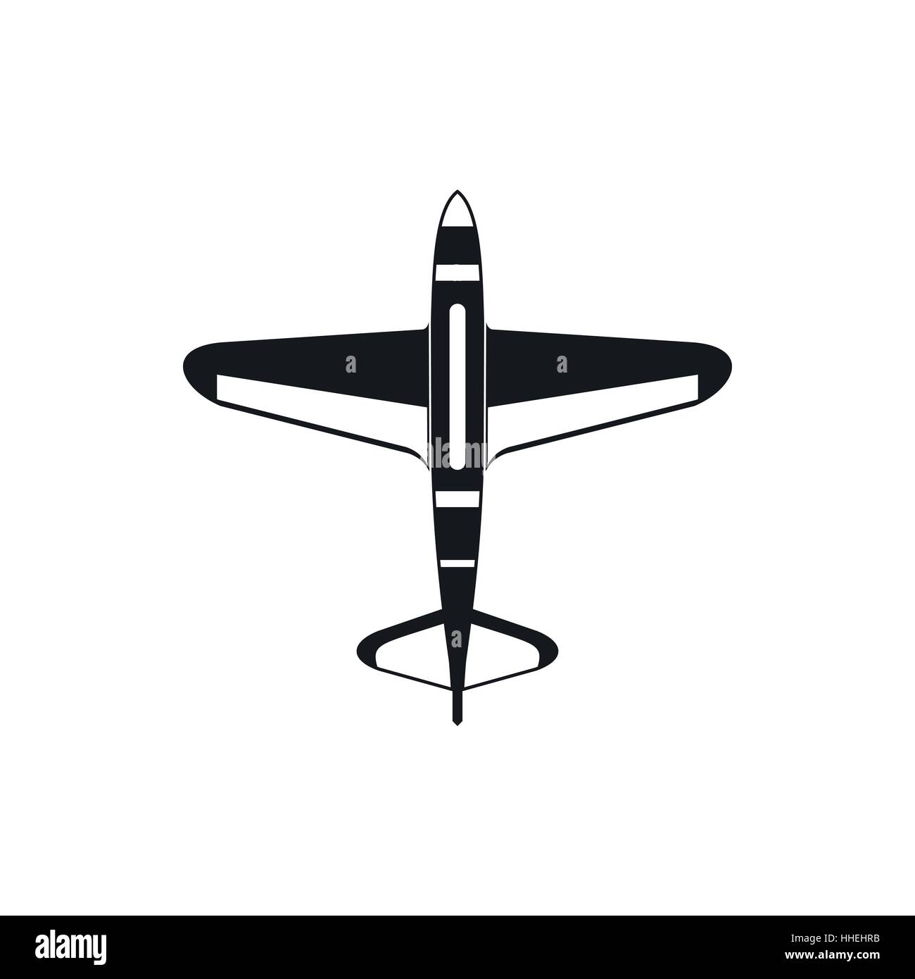 Military fighter jet icon, simple style Stock Vector Image & Art - Alamy