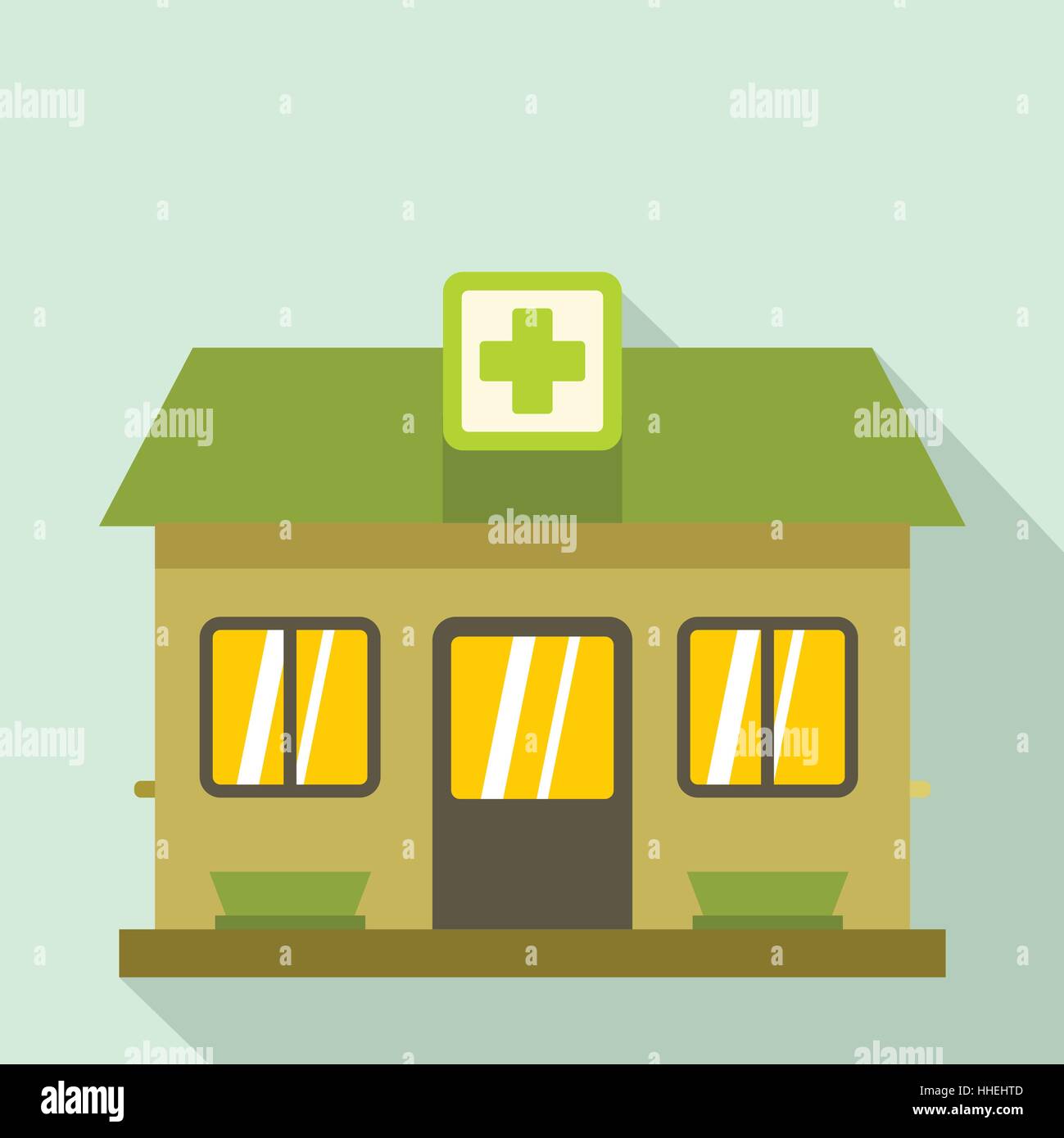 Hospital building icon, flat style Stock Vector Image & Art - Alamy Hospital building icon, flat style Stock Vector Image & Art - Alamy