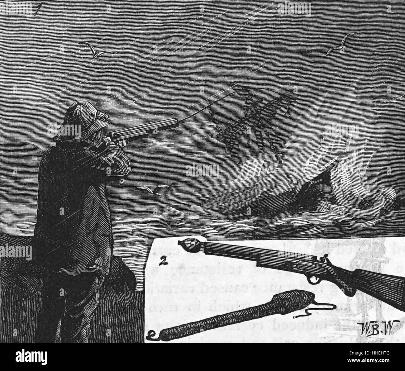 Safety throwing line Black and White Stock Photos & Images - Alamy