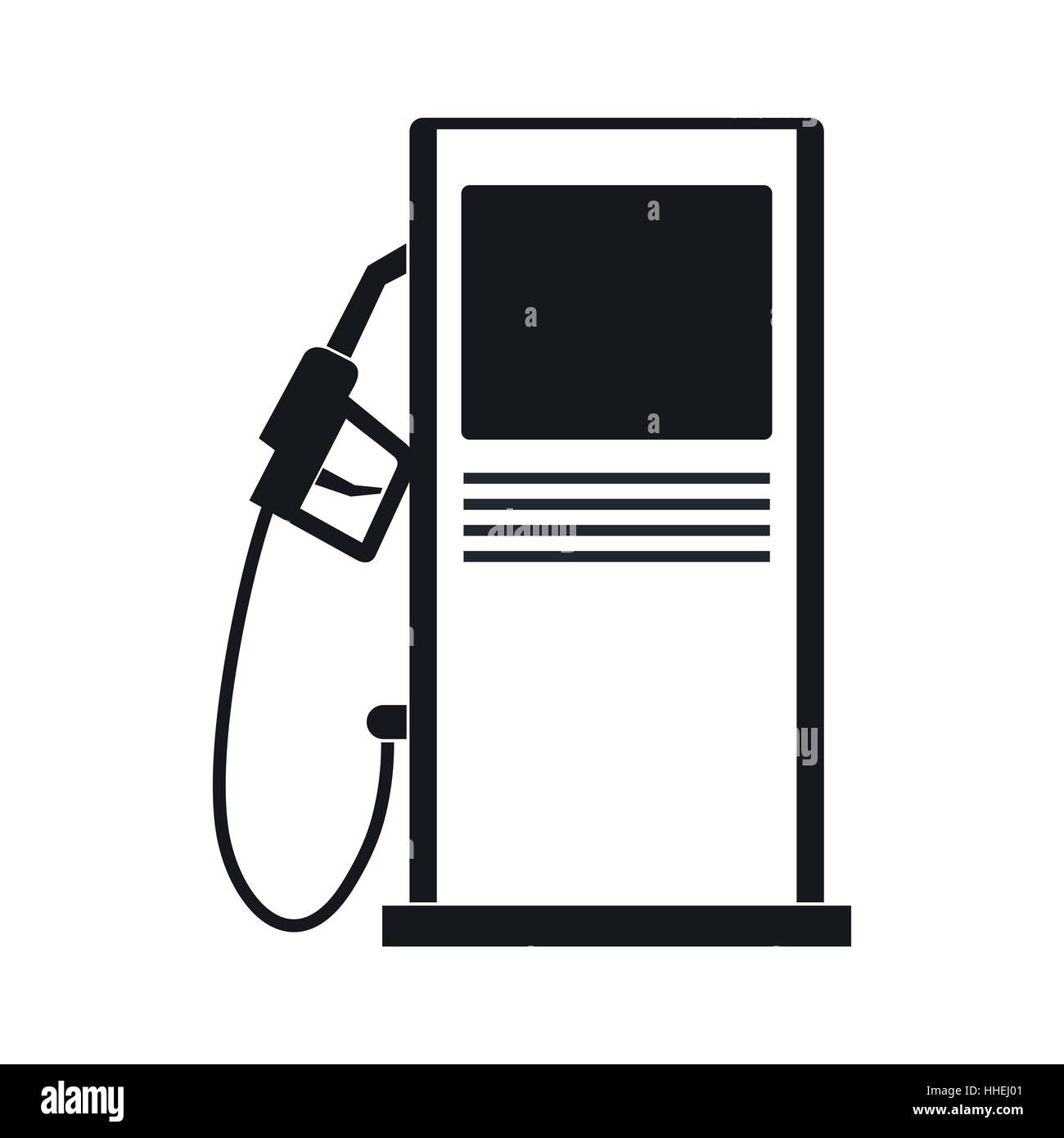 Gas station icon, simple style Stock Vector Image & Art - Alamy