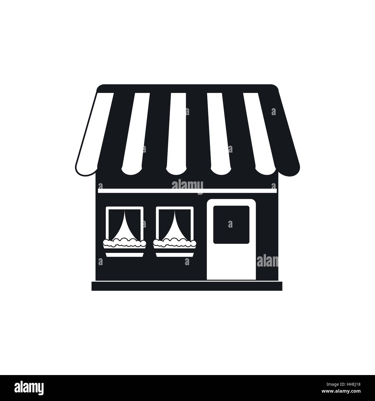 Shop building icon, simple style Stock Vector Image & Art - Alamy