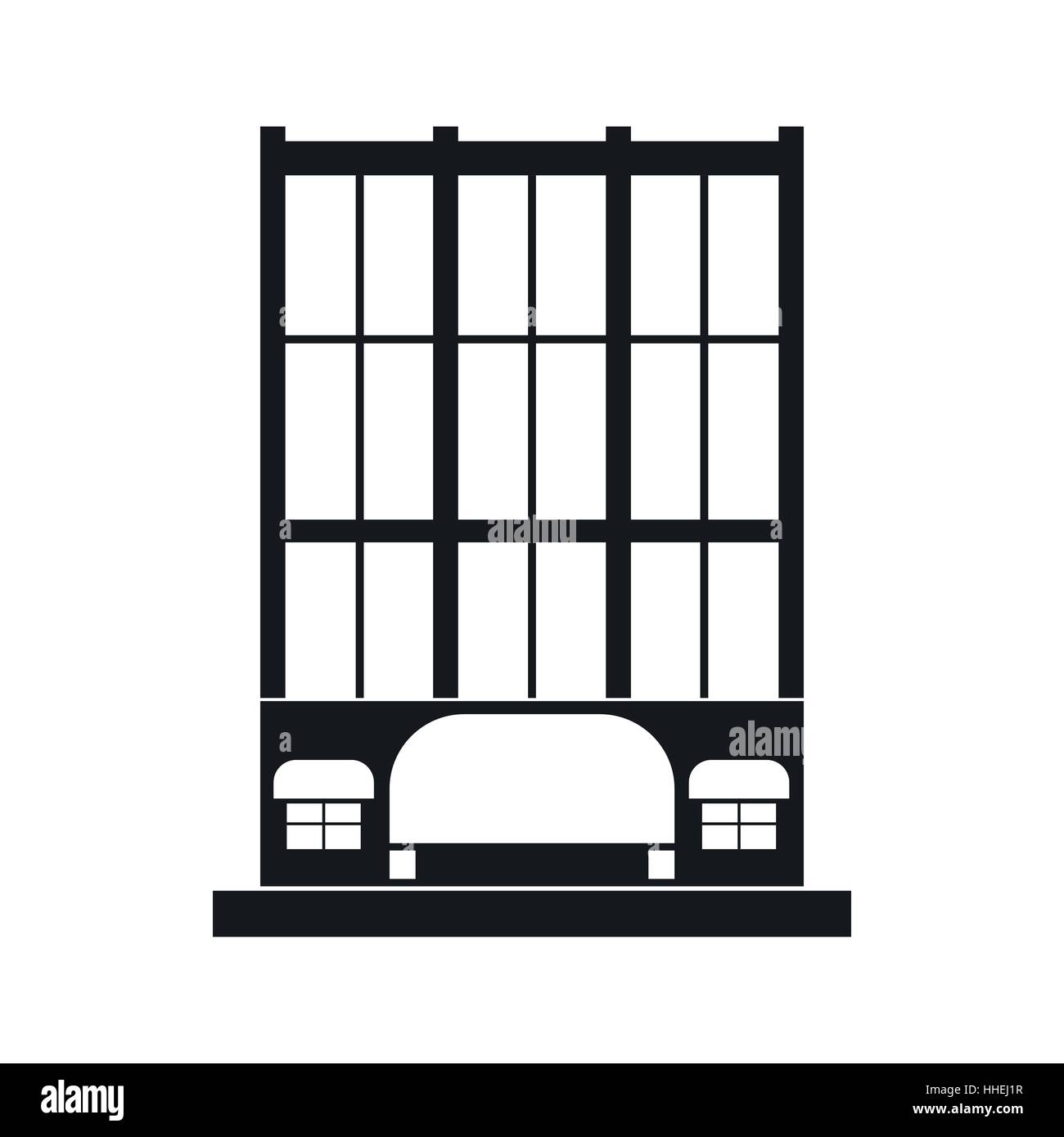 Downtown shopping center Stock Vector Images - Alamy